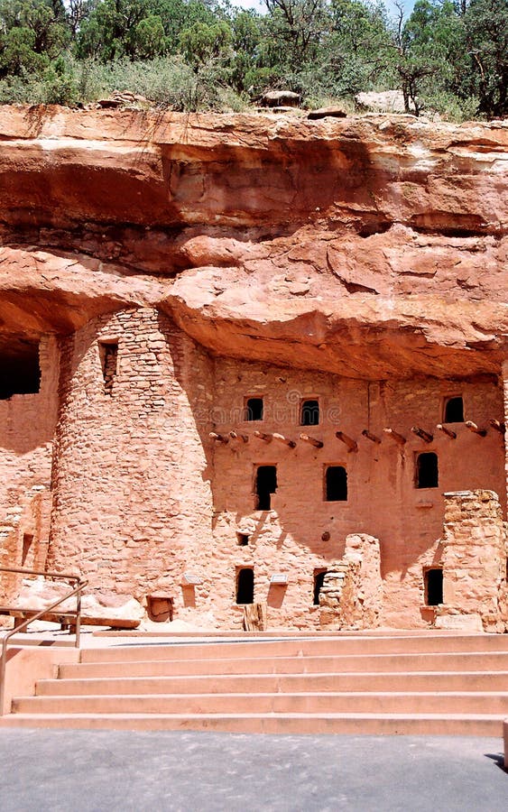 Viviendas Antiguas De Anazasi Foto de archivo - Imagen de vivienda ...