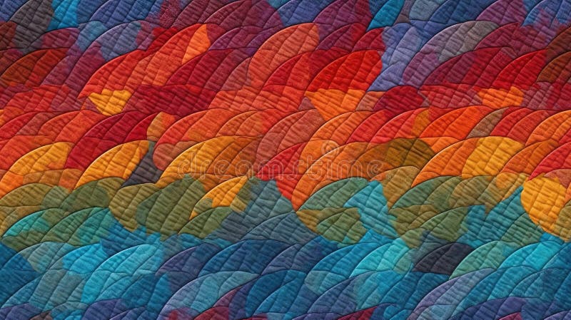 Vivit Color Fabric Pattern Design Stock Illustration - Illustration of ...