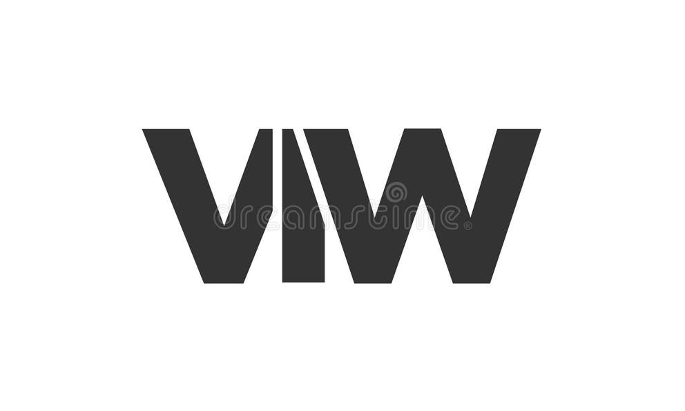 VIW Logo Design Template with Strong and Modern Bold Text. Initial ...