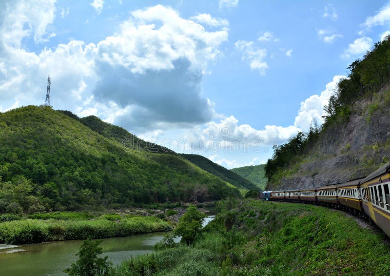 Viwe in Tailandia immagine stock. Immagine di vigilanza - 55194921