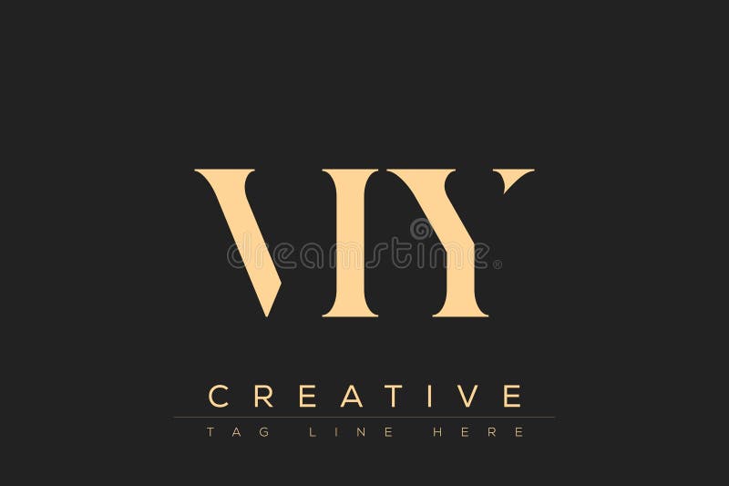 VIY Abstract Letter Logo Design Stock Vector - Illustration of ...