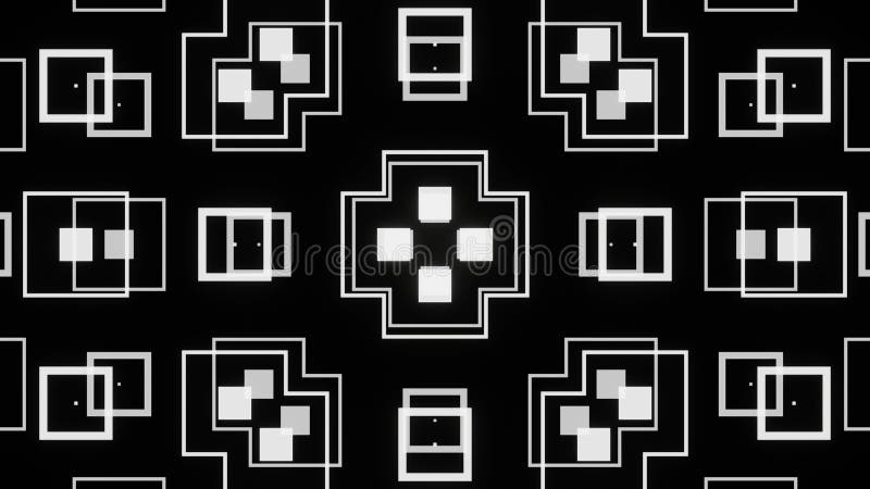 VJ Loop Black and White Abstraction Stock Footage - Video of dance ...