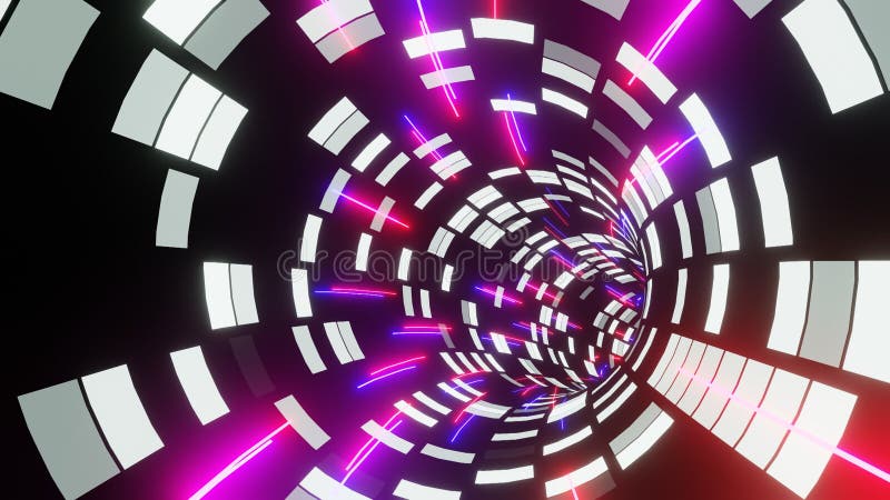 Hyper Jump on the Abstract VJ Loops Tunnel Stock Footage - Video of ...