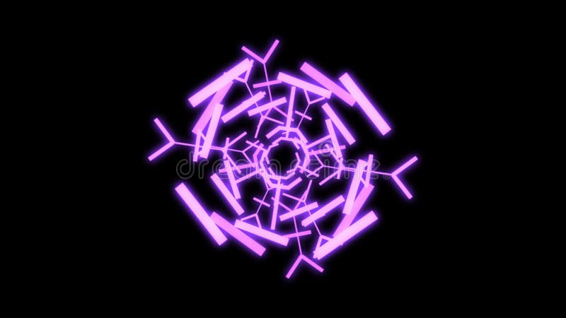VJ Loop Y Geometric Patterns Purple Animation Stock Footage - Video of ...
