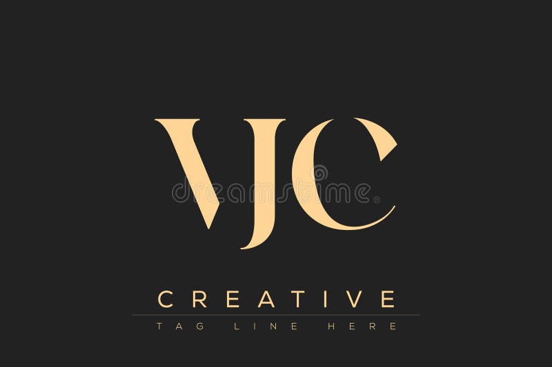 VJC Abstract Letter Logo Design Stock Vector - Illustration of graphic ...