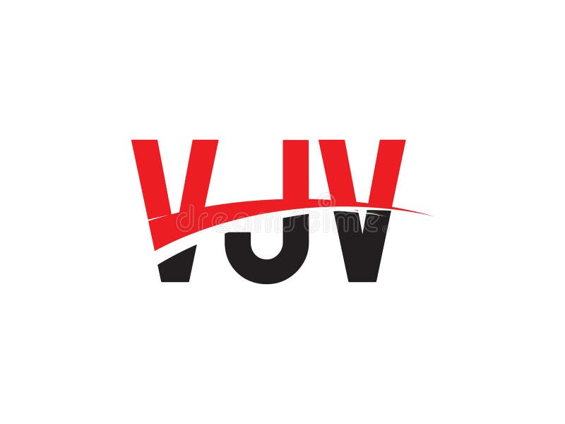 VJV Letter Initial Logo Design Vector Illustration Stock Vector ...