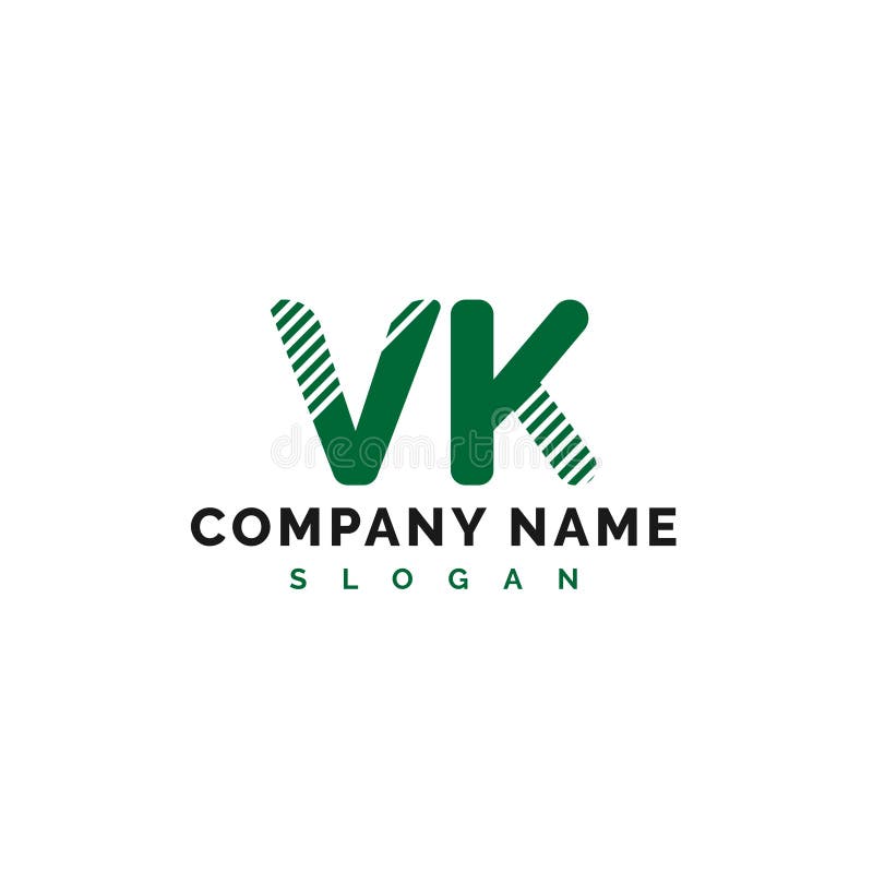 VK Letter Logo Design. VK Letter Logo Vector Illustration - Vector ...