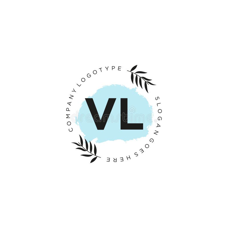 VL Letter Logo Icon Design Template Elements Stock Vector ...