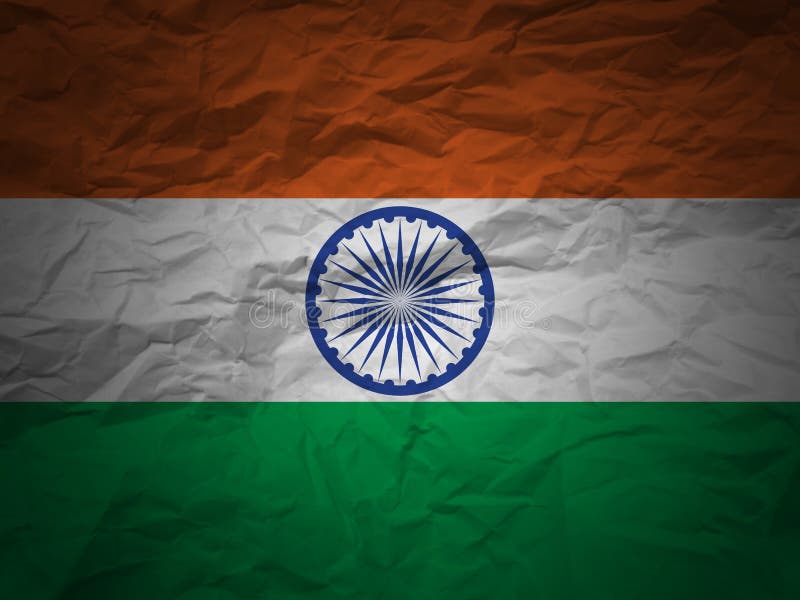Vlag De Van Achtergrond Grunge Van India Stock Illustratie ...