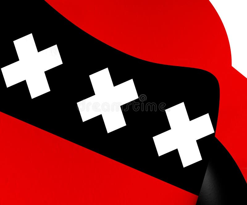 Vlag van Amsterdam stock illustratie. Illustration of symbool - 80307914 Vlag van Amsterdam stock illustratie. Illustration of symbool - 80307914