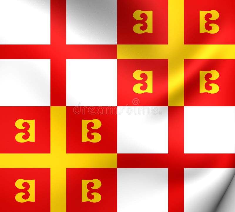 Vlag Van Het Byzantijnse Imperium Stock Illustratie - Illustration of ...