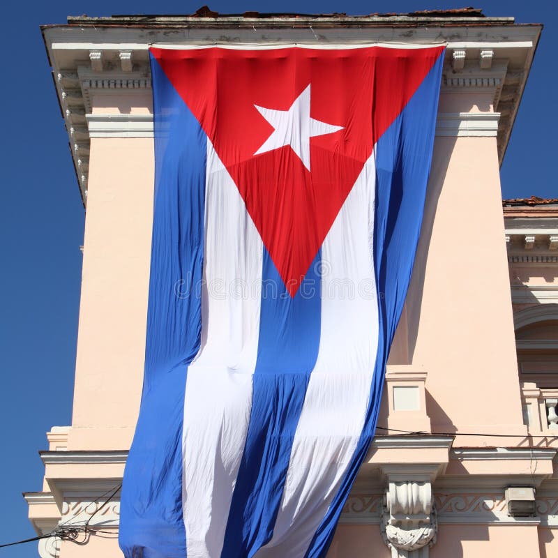 Vlag van Cuba stock foto. Image of stad, verplaatsen - 38296564