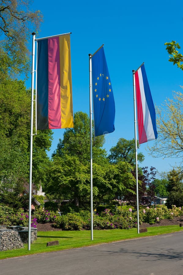 Vlag van Europese Unie stock afbeelding. Image of duits - 14622719