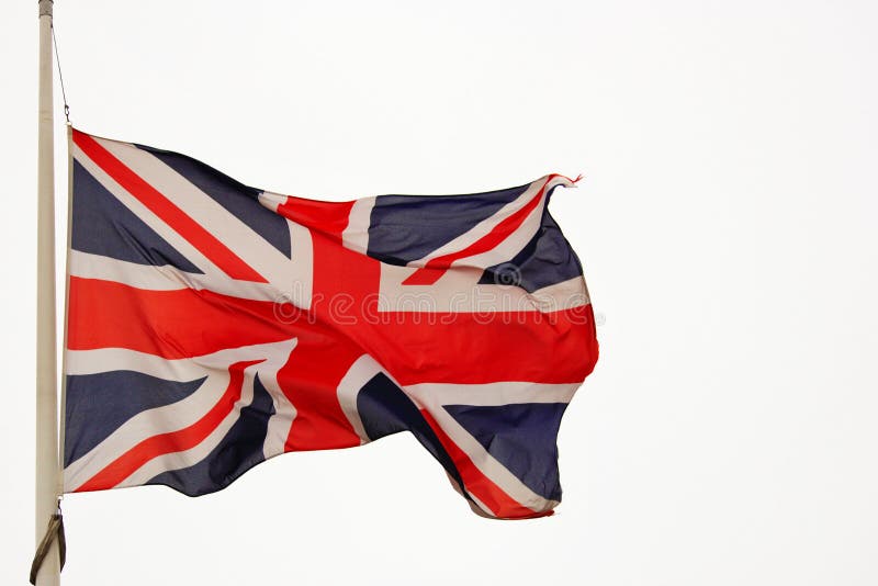 Vlag van Groot-Brittannië stock foto. Image of geschilderd - 16622306