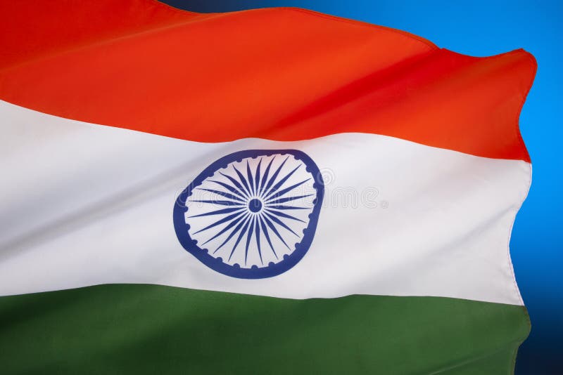 Vlag van India stock foto. Afbeelding bestaande uit banners - 50606