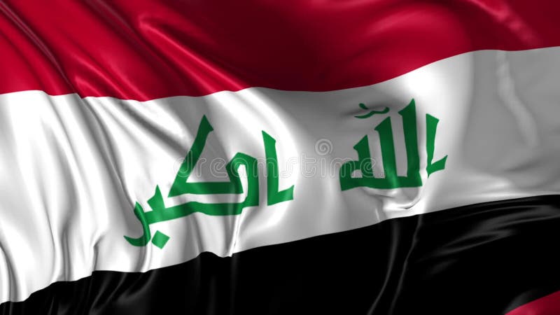 Vlag van Irak stock videobeelden. Video bestaande uit digitaal - 35600072