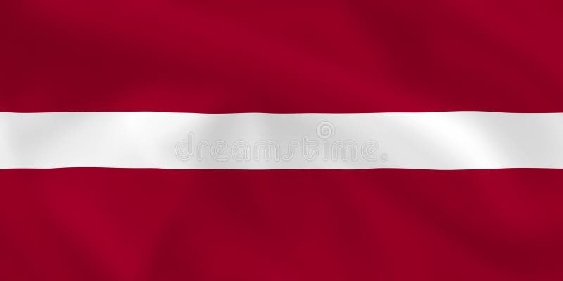 Vlag van Letland stock illustratie. Illustration of letland - 5164729