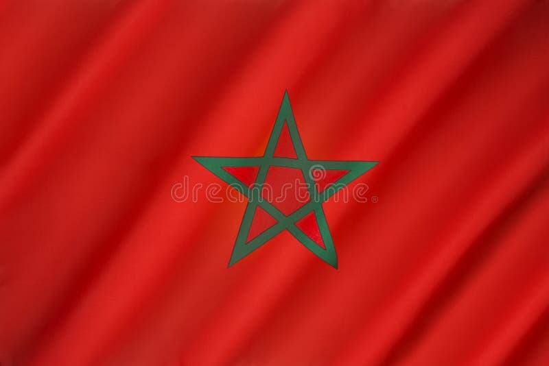 Vlag van Marokko stock foto. Image of rood, toerisme - 50937480