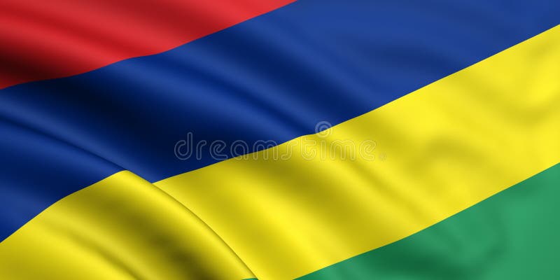 Vlag van Mauritius stock foto. Image of reis, mauritius - 50937112