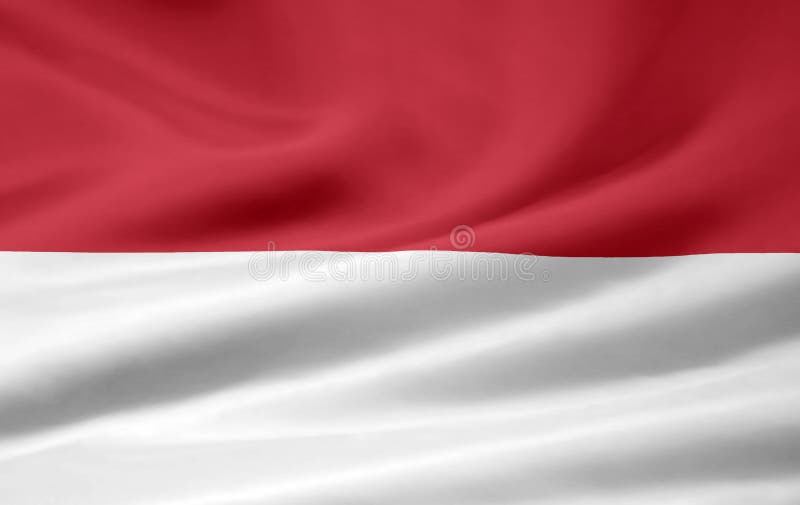 Vlag van Monaco stock illustratie. Illustration of continentaal - 2225989