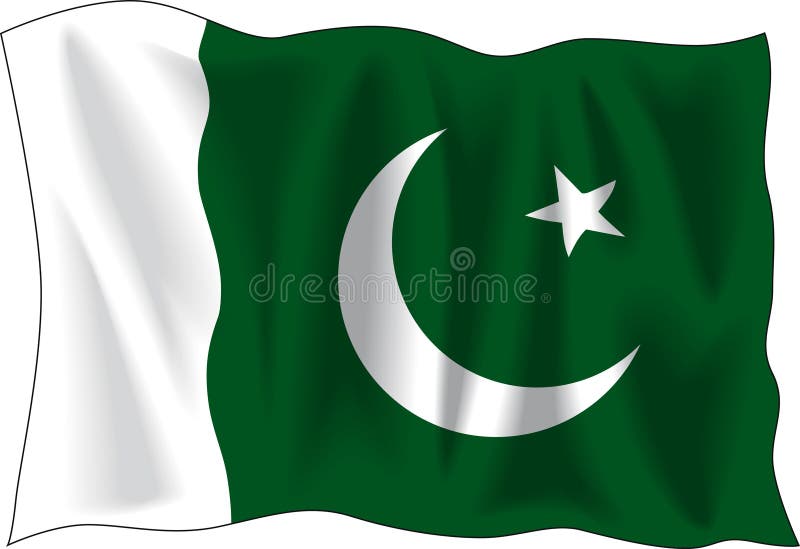 De vlag van Pakistan stock foto. Image of islam, pakistaans - 1615956