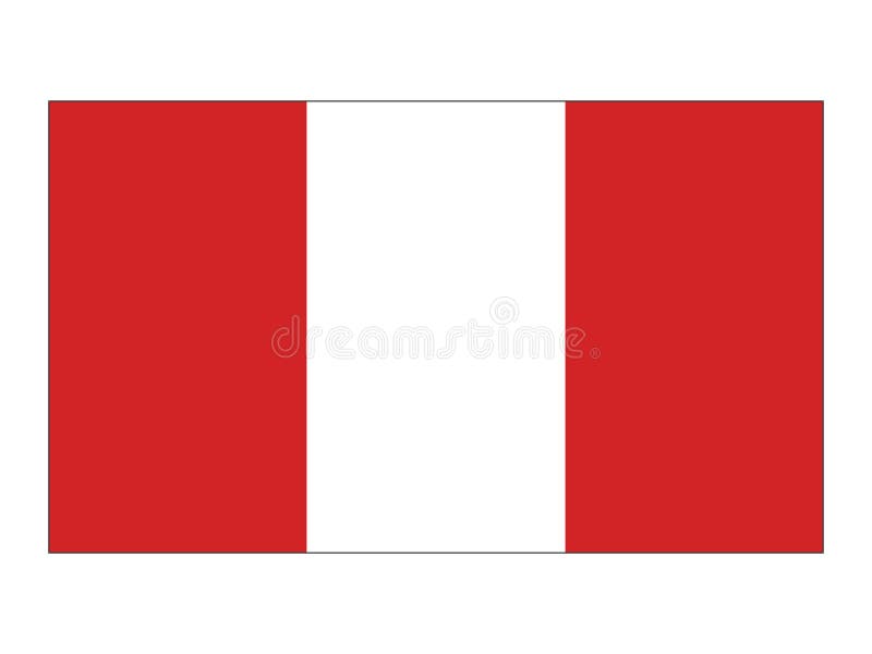 Vlag van Peru vector illustratie. Illustration of eilanden - 134371292