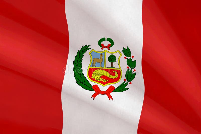Vlag van Peru stock afbeelding. Afbeelding bestaande uit peru - 31321201