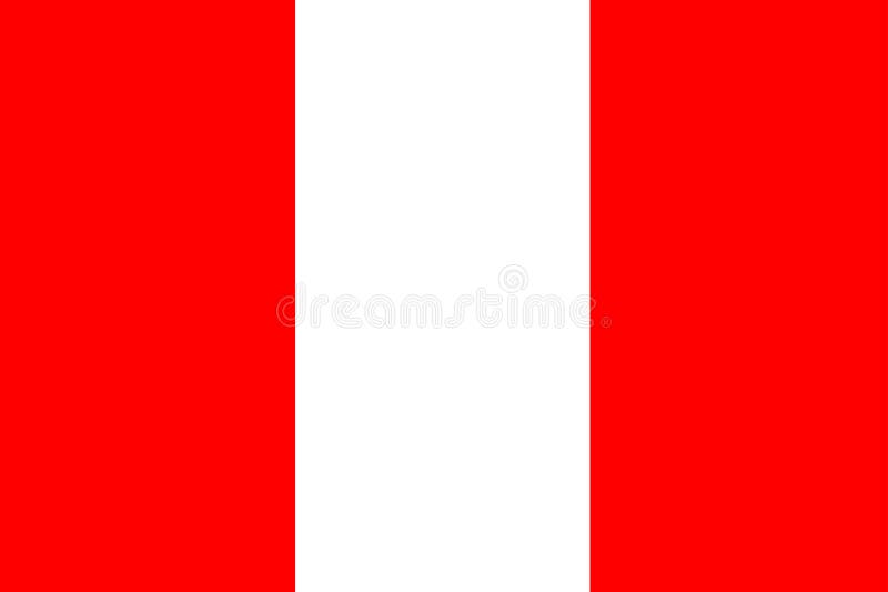 Vlag van Peru vector illustratie. Illustration of staat - 7380585