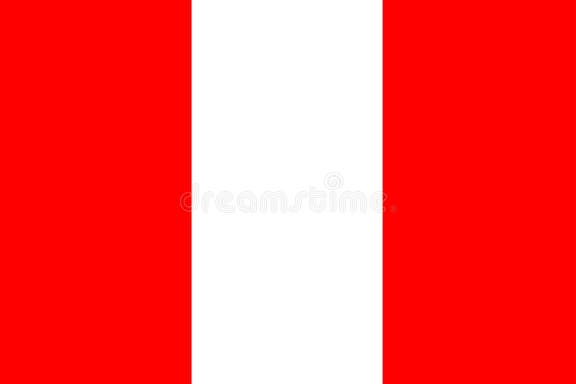 Vlag van Peru vector illustratie. Illustration of staat - 7380585