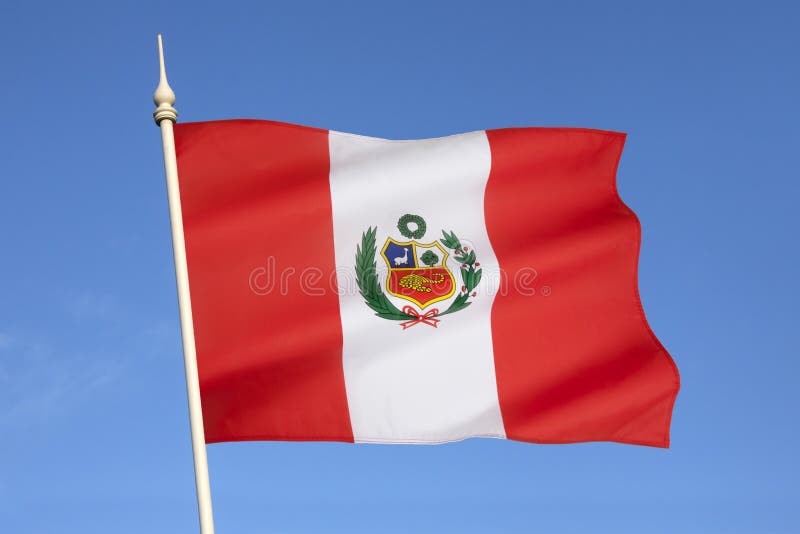 Vlag van Peru stock afbeelding. Image of globalisering - 31321201