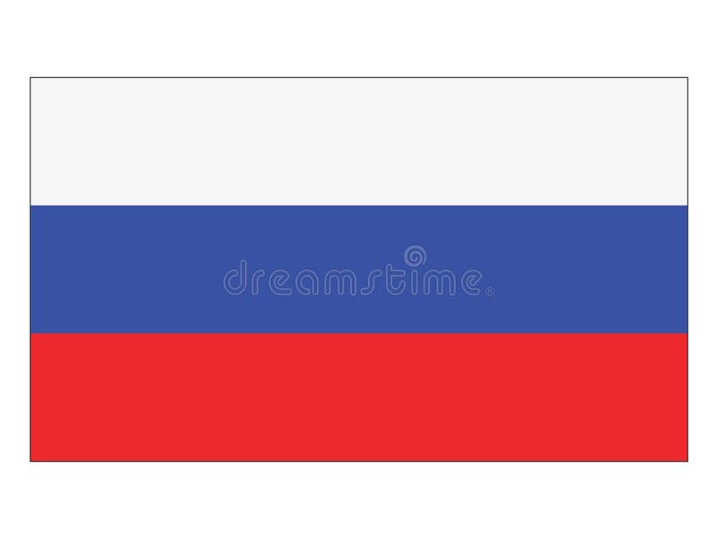 Vlag van Rusland vector illustratie. Illustration of grijs - 134377794