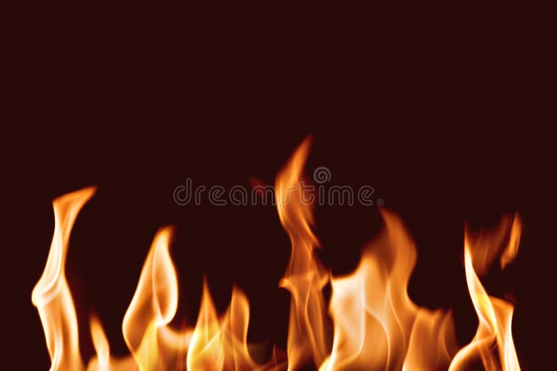 Vlam van vuur stock afbeelding. Image of geel, brand - 12132651