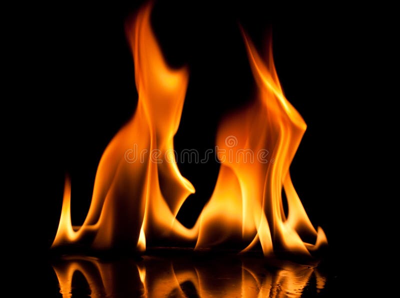 Vlammen stock afbeelding. Image of brandbaar, sinaasappel - 302969