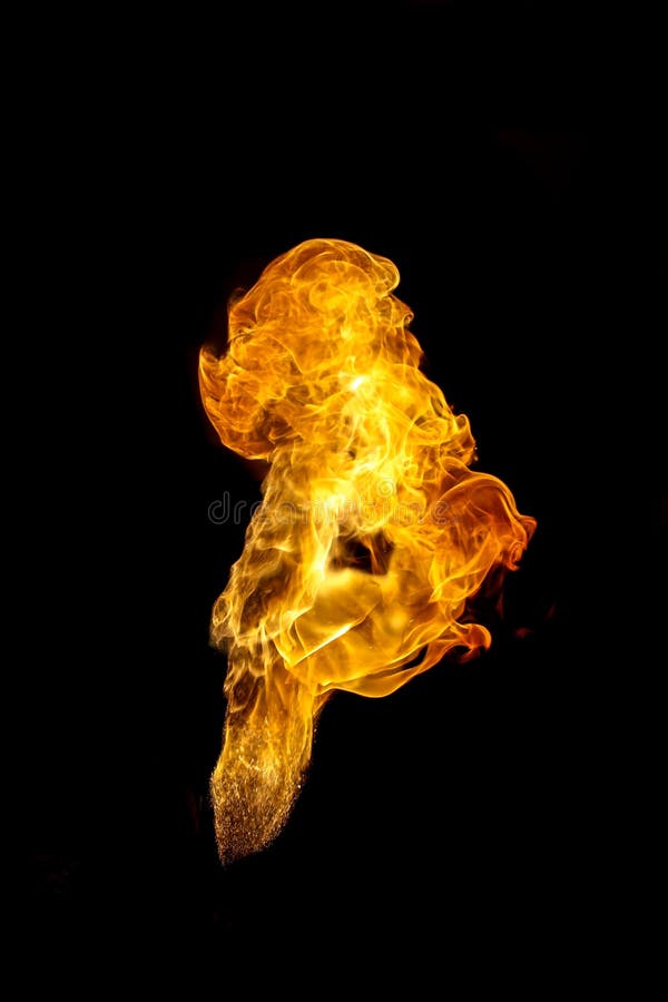 Vlam stock afbeelding. Image of zwart, chemisch, licht - 65864905