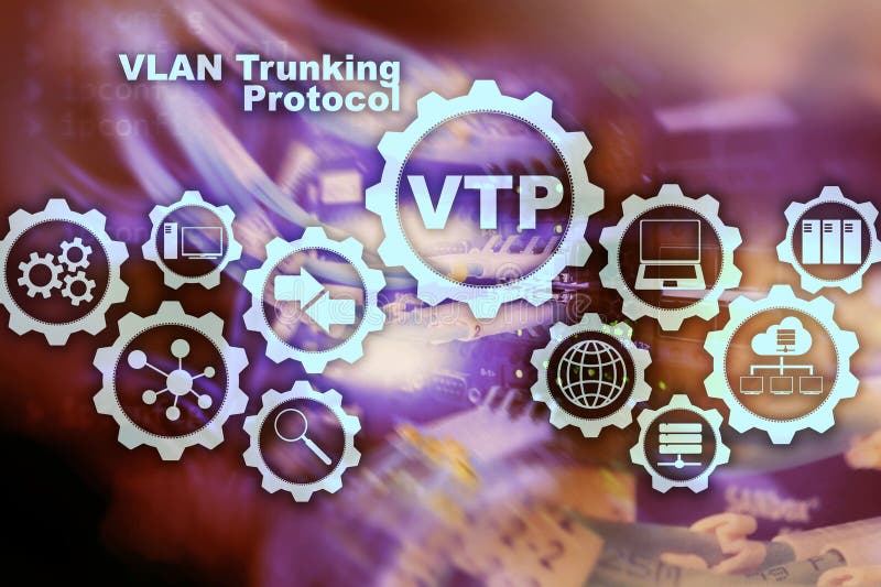 VLAN Trunking Protocol. Virtual Local Area Network. VTP. Stock Image ... VLAN Trunking Protocol. Virtual Local Area Network. VTP. Stock Image ...