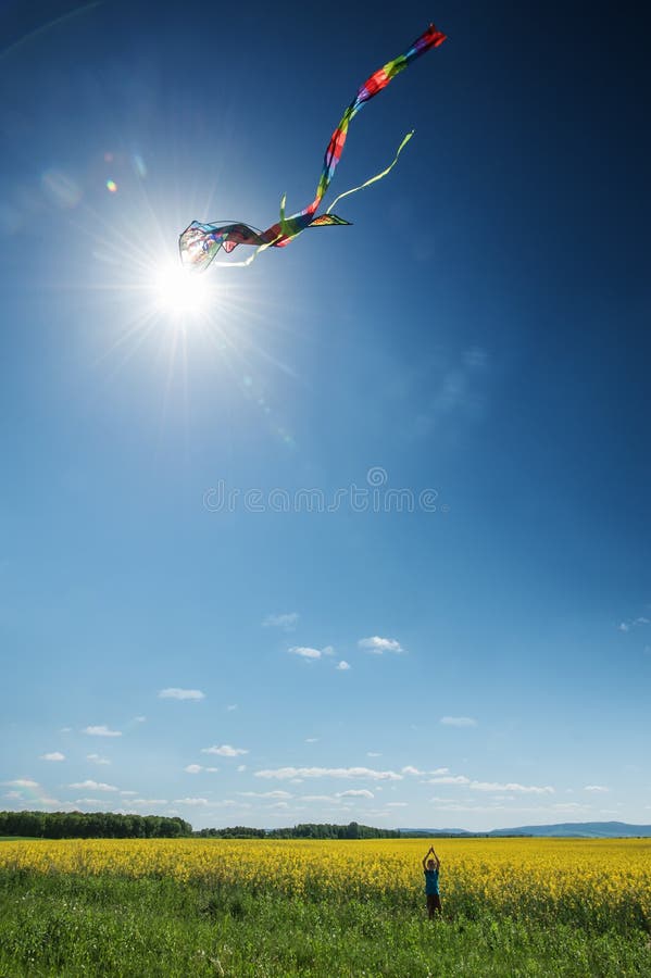 Vlieger stock foto. Image of buiten, wind, ruimte, vreugde - 32425168