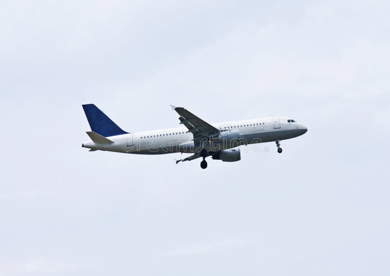 Vliegtuig stock afbeelding. Afbeelding bestaande uit fuselage - 16128867