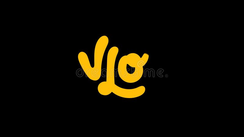 Motion Graphics Thank You for Wacthing Glow with Black Background ...