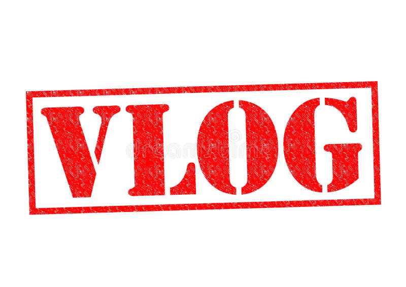 Vlog-Stempel stock abbildung. Illustration von zeichen - 87998161