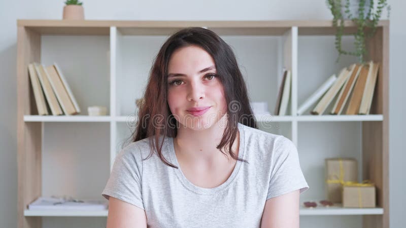 Vlogger Interview Internet Communication Woman Stock Video - Video of ...