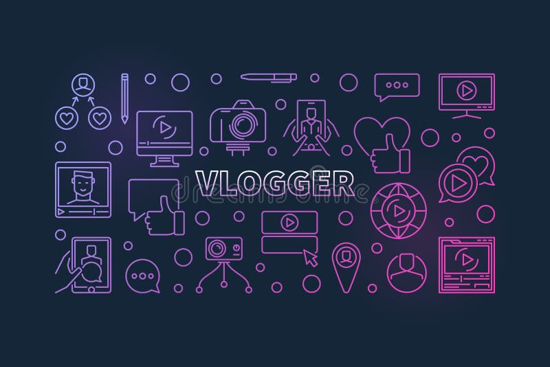 Vlogger Logo Stock Illustrations – 467 Vlogger Logo Stock Illustrations ...