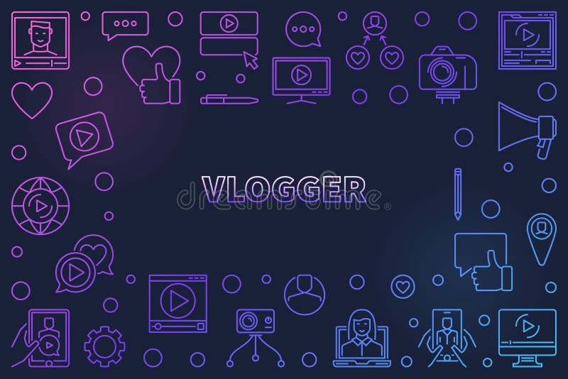 Vlogger Banner Stock Illustrations – 614 Vlogger Banner Stock ...