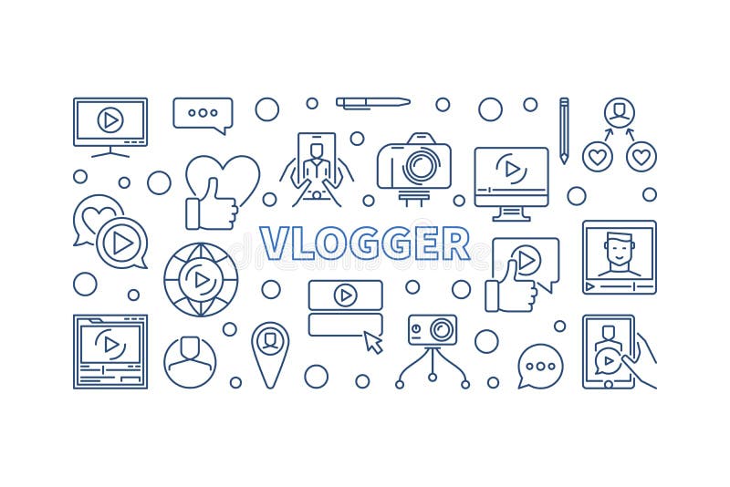 Vlogger Banner Stock Illustrations – 614 Vlogger Banner Stock ...
