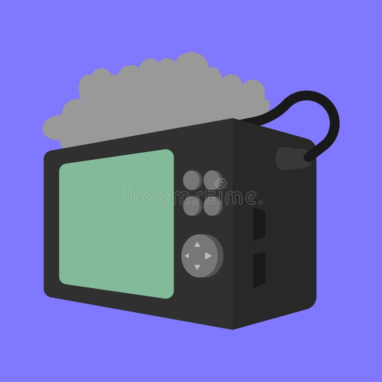 Vlogging Camera Icon Vector. Video Camera with Tripod Illustration ...