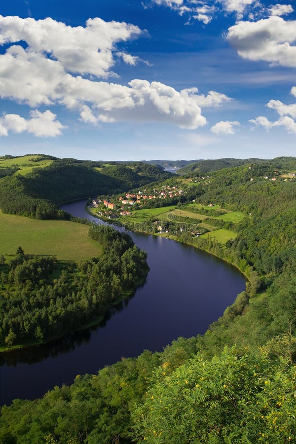 Der Die Moldau-Fluss stockbild. Bild von prag, kultur - 62888659