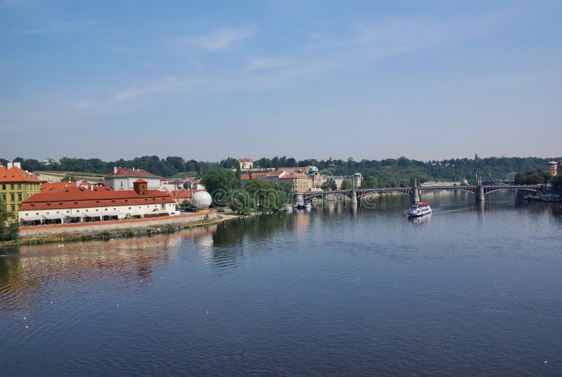 Vltava river stock photo. Image of east, agreement, europe - 9058422