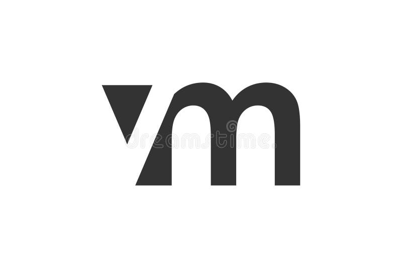 VM Creative Geometric Initial Based Modern and Minimal Logo. Letter V M ...