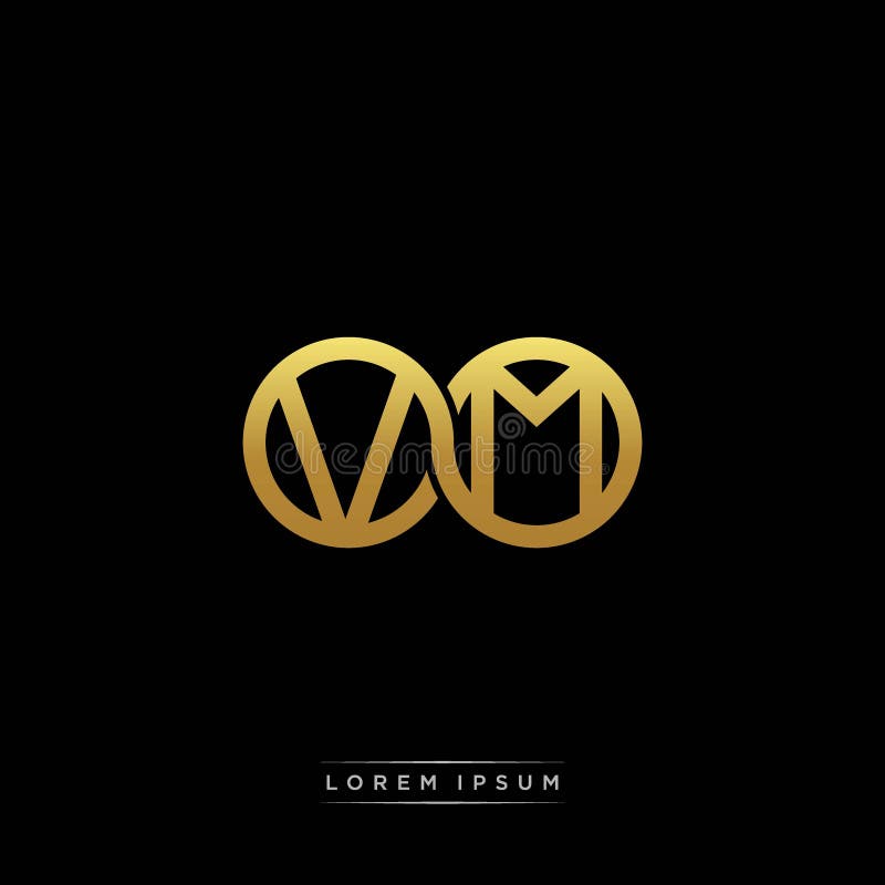 Initial VM Letter Linked Logo. Creative Letter VM Logo Stock Vector ... Initial VM Letter Linked Logo. Creative Letter VM Logo Stock Vector ...