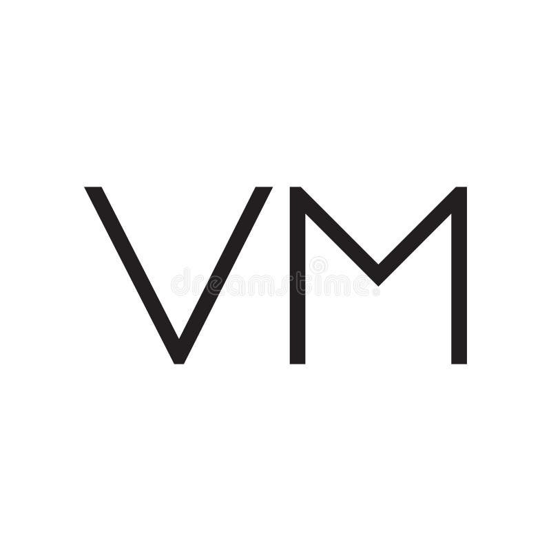 Vm Letter Logo Stock Illustrations – 953 Vm Letter Logo Stock ...