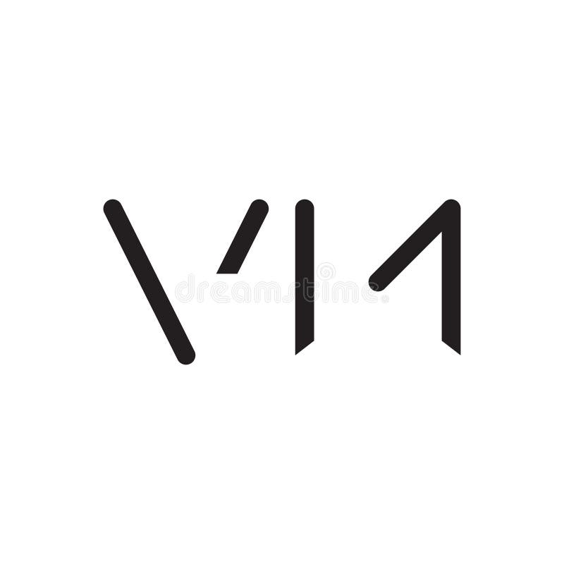 Vm Initial Letter Vector Logo Icon Stock Vector - Illustration of ...